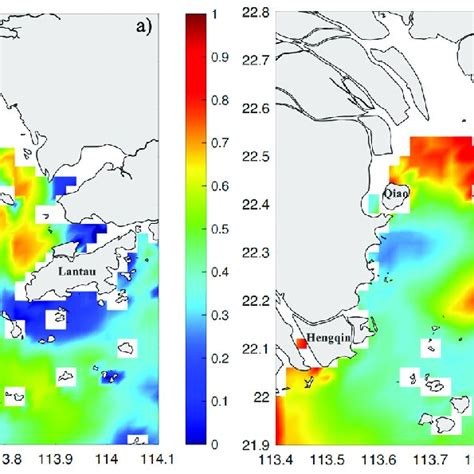 Spatial Distribution Of A Pearson Correlation Coefficient Pcc And