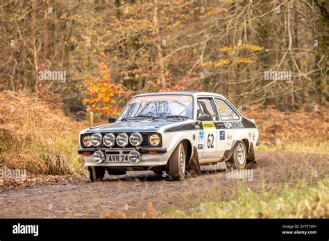 October 2024 Ford Escort Mk2 Rally Car On The Wyedean Car Rally In