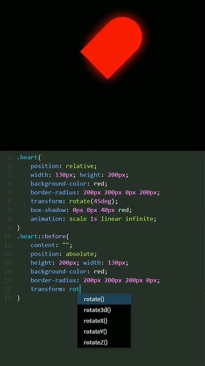 Animated Heartbeat Using Css Css Animation Shorts Youtube
