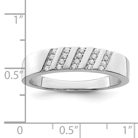 Sterling Silver Brilliant Embers Rhodium Plated 20 Stone Micro Pav Cz