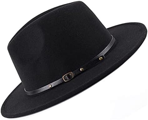 Vasana Fashion Classic Unisex Verstellbarer Fedora Hut Breite Krempe