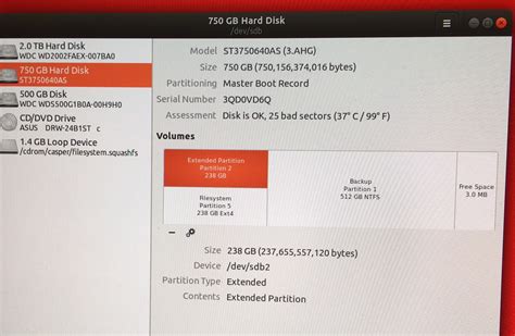partitioning dual boot ubuntu install on win7 stalls at creating ext4