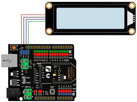 DFROBOT Gravity I C LCD RGB 彩色背光液晶屏 DFR 产品说明 使用教程