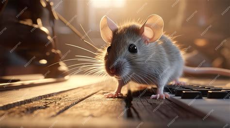 premium photo a photo of a persistent mouse showcasing intelligence