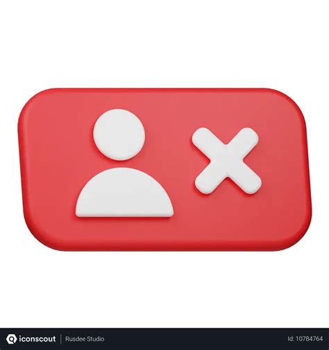 Free Delete User 3d Icon Free Download User Interface 3d Icons Iconscout