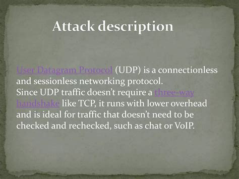 Udp Flood Attack Pptx