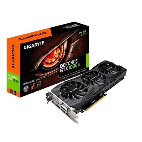 Gigabyte Gtx 1080Ti Gaming Oc Black 11Gb Gddr5X 352 Bit Rgb Led Nvidia Ekran Kartı