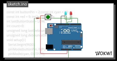Blinking Wokwi Esp32 Stm32 Arduino Simulator