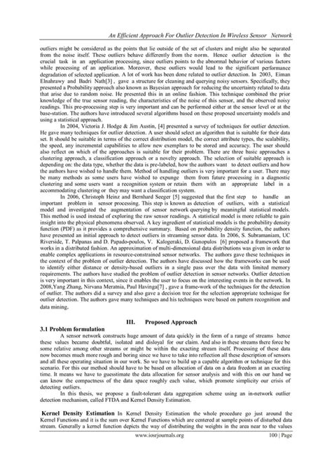 An Efficient Approach For Outlier Detection In Wireless Sensor Network