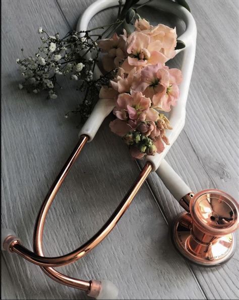 Aesthetic Rose Gold Stethoscope Wallpaper At Wilma Goodell Blog