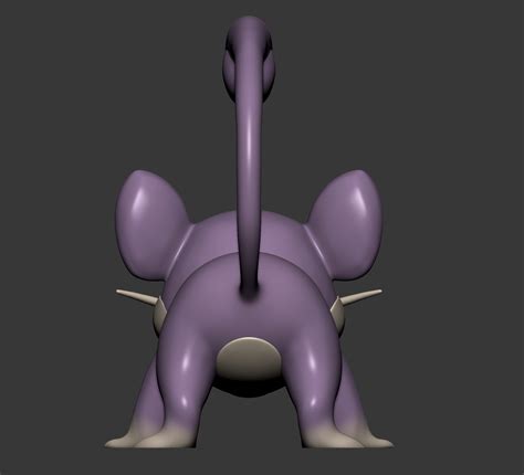 🐉 Pokemon Rattata With 2 Poses・ Stl File For ・cults