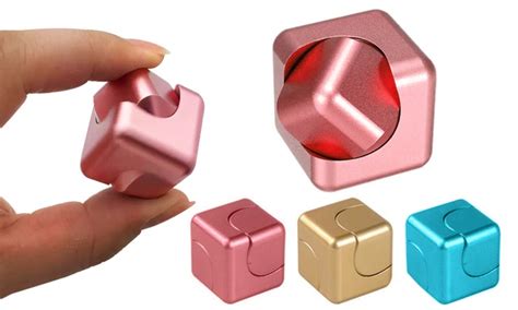 Cube Fidget Spinner Groupon Goods