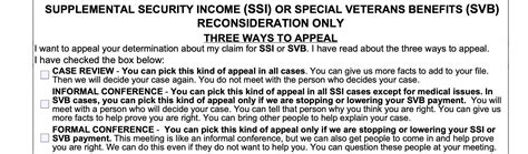 Form Ssa 561 Instructions Request For Reconsideration