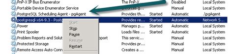 Postgresql Auto Start PgAgent Database Administrators Stack Exchange