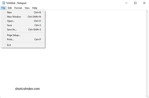 Keyboard Shortcuts In Notepad At Alonzo Godfrey Blog
