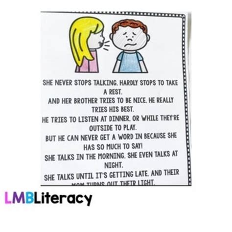 Hyperbole Poems With Comprehension Questions Figurative Language Practice