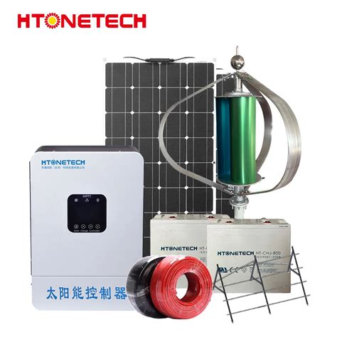Htonetech Solar Power Panel Mono Factory 8kw Solar System China Residential Solar And Wind Power