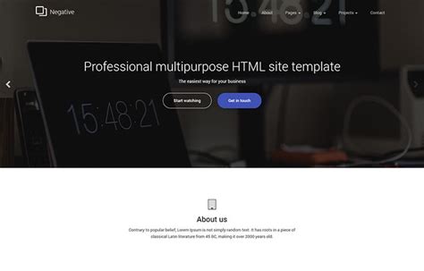 Free Web Templates For Html5 Bootstrap And Tailwind Css Business
