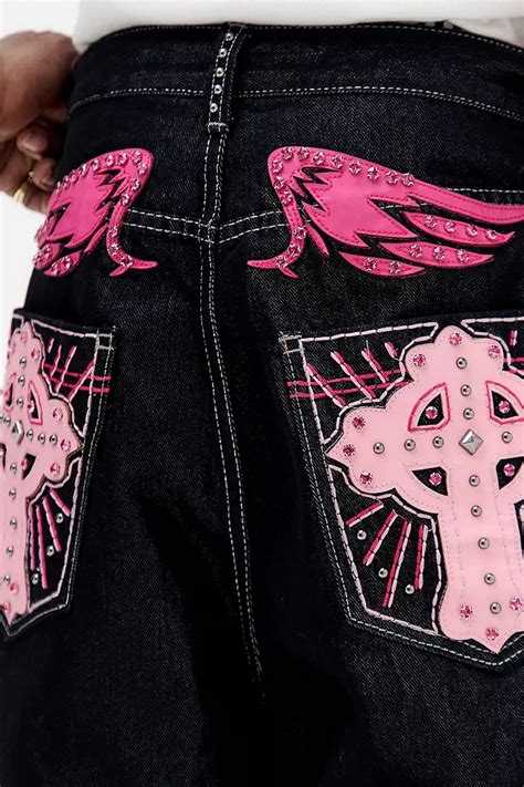 Jaded London Sapphire Xl Colossus Jeans Urban Outfitters Uk