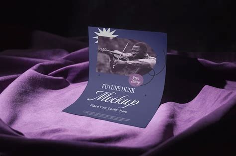 미래의 황혼 컬러 플라이어 모 프리미엄 Psd 파일