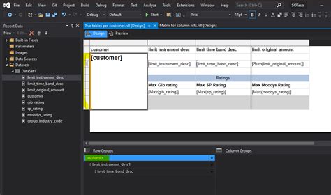 Reporting Services Power Bi Paginated Reports Ssrs Repeat Tables