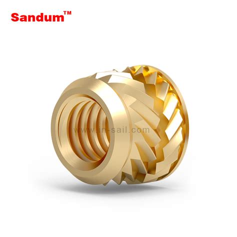 Brass Insert Nut For Plasitcswood Twill Knurling Threaded Inserts