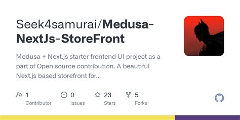 Github Seek4samuraimedusa Nextjs Storefront Medusa Nextjs