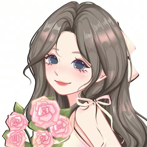 手绘女头 高清图片，堆糖，美图壁纸兴趣社区