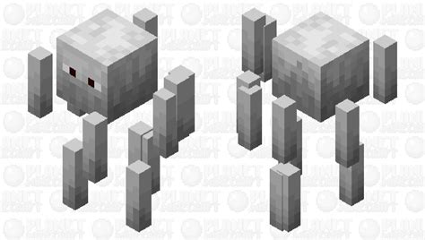 Gray Blaze Minecraft Mob Skin