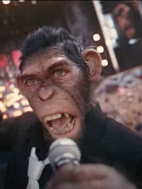 ‘why The Monkey Truly Bizarre First Look At Robbie Williams Biopic
