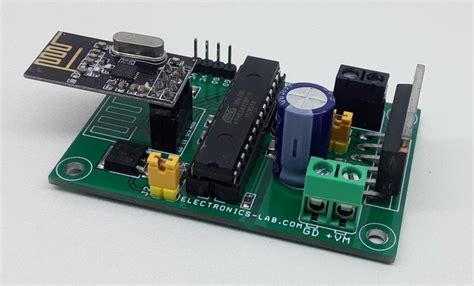 Dc Motor Speed Direction And Brake Control With Nrf24l01 Rf Module