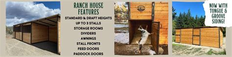 Shedrow Barn Portable Horse Shelter And Stalls Made In Usa