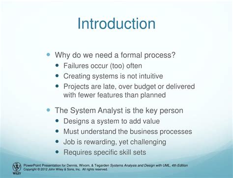 Ppt Chapter 1 Introduction To Systems Analysis And Design Powerpoint Presentation Id 5464368