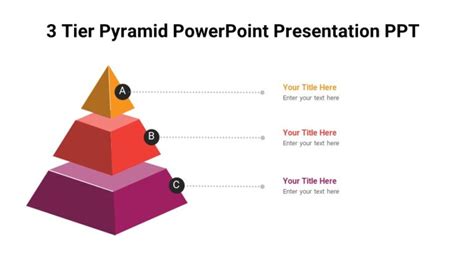 3 Tier Pyramid Powerpoint Presentation Ppt Pptuniverse