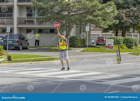 Crossing Guard Editorial Photography Image Of Crossing 256987387