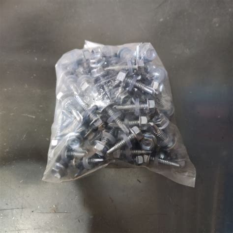 Jual Isi 100bj Baut Driling 20mm Baut Galvalum 12x20 Baut Baja Ringan 2cm Tajam Merk Lumba Lumba