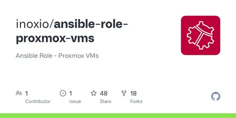 GitHub Inoxio Ansible Role Proxmox Vms Ansible Role Proxmox VMs