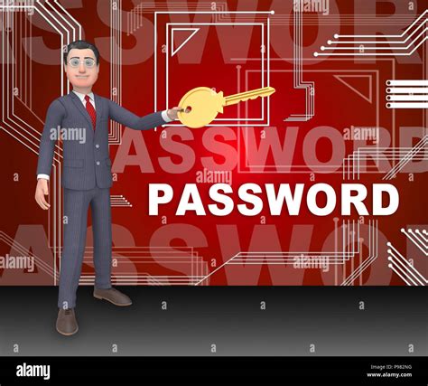 Password Reset Email Interface Update 3d Rendering Shows Invalid Login