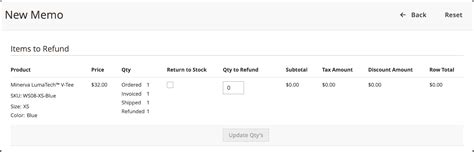 how to create a credit memo in magento 2 for online or offline refund