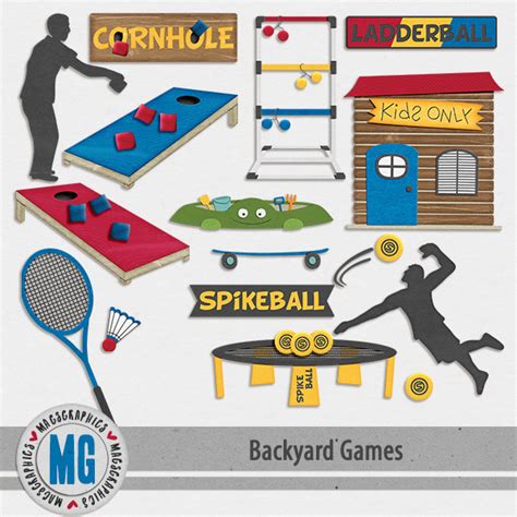 Backyard Games Bundle Digital Art