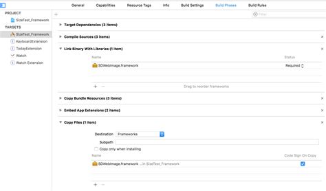Ios How To Add Framework Project Into Main Project And Configure