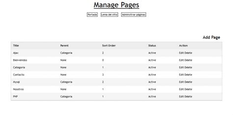 Sitio Web Dinámico Simple Con Php Y Mysql Baulphp