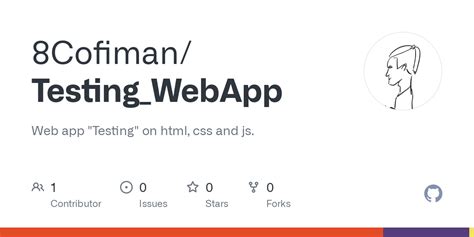 Github 8cofimantestingwebapp Web App Testing On Html Css And Js
