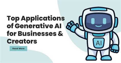 Rohit Chauhan On Linkedin Top Applications Of Generative Ai For Businesses And Creators