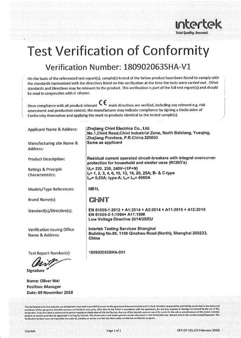 Chint Nb1l Rcbo Type A 16a 6ka 30ma Residual Curre Grandado