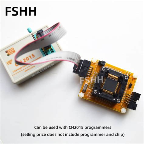 QFP64 Adapter With ISP JTAG Interface Test Socket 0 8mm For ATmega64 ATmega128 AVR Chip FSHH Store