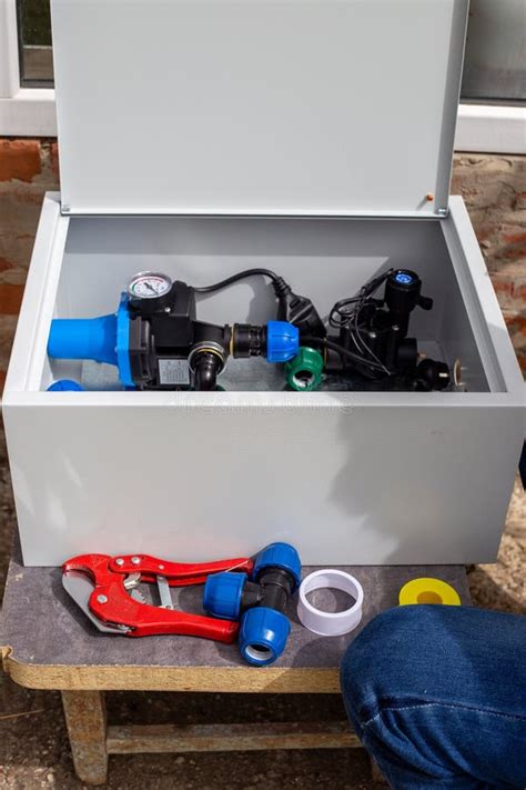 Installation Of The Automatic Control Unit For The Drip Irrigation