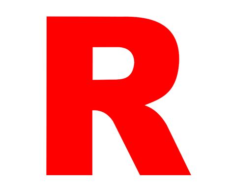 R Png Red Letter R Psds Gratis Psd Sjablonen Van Hoge Kwaliteit Om