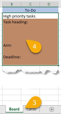 How To Create A Kanban Board In Excel Spreadsheet Daddy