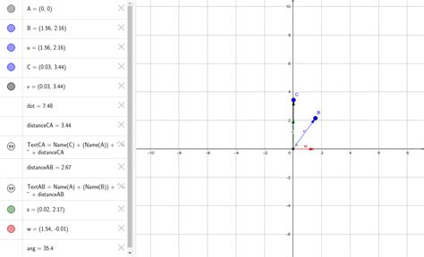 Projection Of A Vector Geogebra